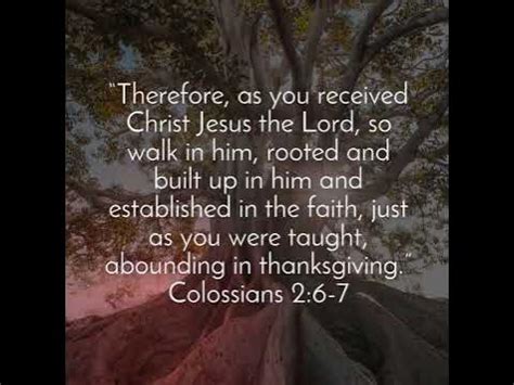 “therefore As You Received Christ Jesus The Lord So Walk In Him