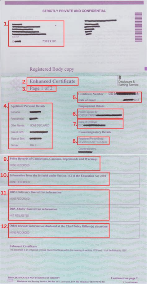 How To Check A DBS Disclosure Certificate Devon County Council