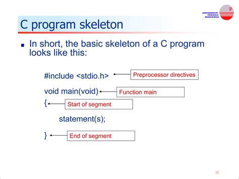 Fundamental Of C Programming Language And Basic Inputoutput Function Ppt