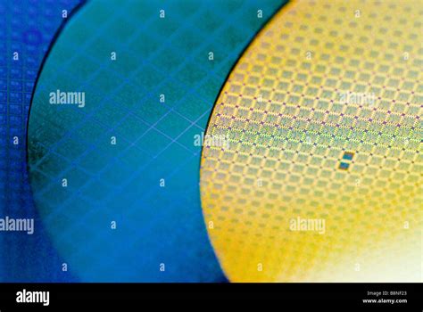 Semiconductor Silicon Computer Wafers Containing Multiple Microchip