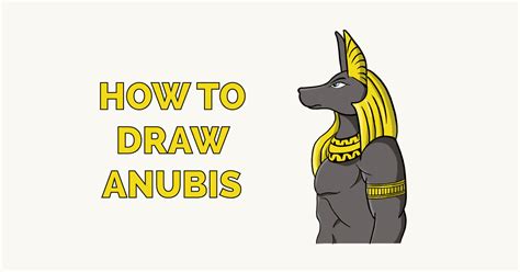 How To Draw Anubis Really Easy Drawing Tutorial