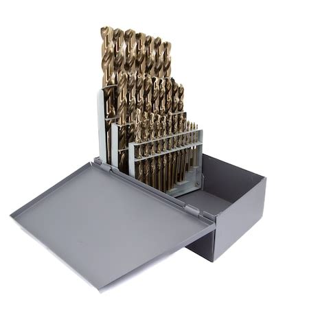 Drill America 29 Piece Cobalt Jobber Length Drill Bit Set 116 12