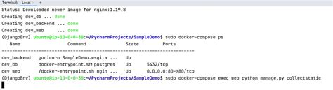 Exploring Django With Docker Jetbrains Guide