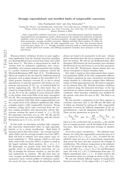Pdf Strongly Superadiabatic And Stratified Limits Of Compressible