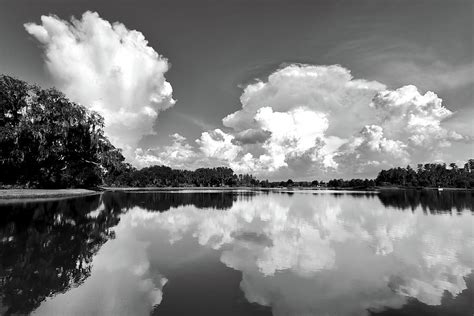 Billowing Cloud Reflections Photograph By Edward Meehan Fine Art America