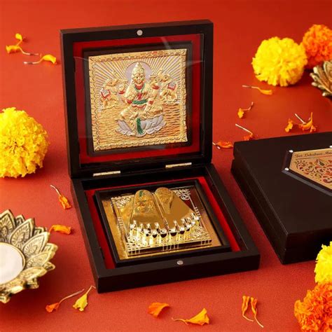 Laxmi Devi Charan Paduka Box Simcha Ts