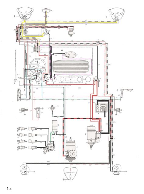 Wiring Diagram 1971 Vw Super Beetle Wiring Diagram And Schematic