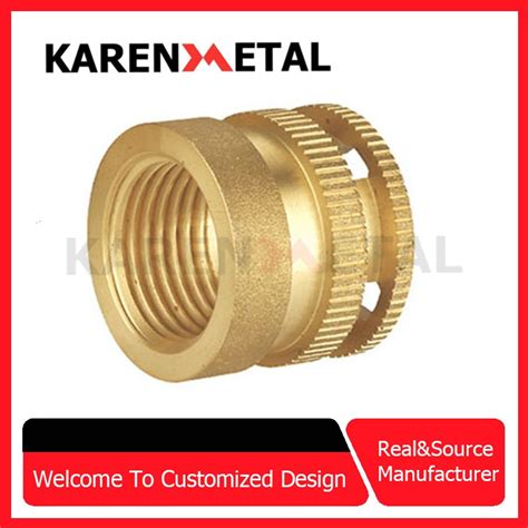 Female Socket Pex Plumbing Fittings Gas Fitting Brass Compression