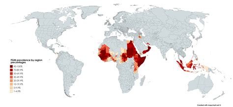 Fgm Prevalence By Regions In Percentages Rmapporn