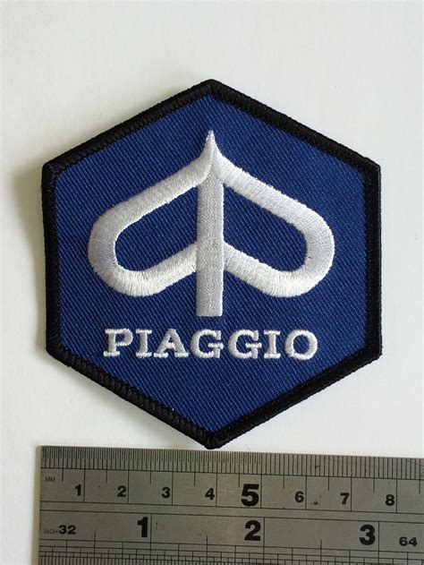 Piaggio Hexagon Vespa Patch Embroidered Iron Or Sew On