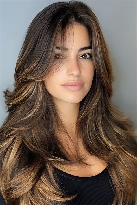 Long Layers And Curtain Bangs 15 Flattering Styles For Everyone