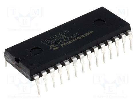 pic16c57c 20 p microchip technology ic pic microcontroller 3kb