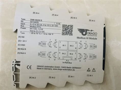 Bộ chuyển đổi tín hiệu analog sang modbus RTU DMB96100
