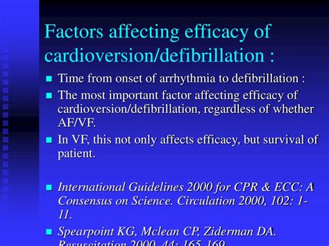Ppt Update On External Cardioversion And Defibrillation Powerpoint