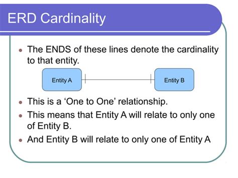4 ERD Cardinality Pptx Databases Computer Software And Applications
