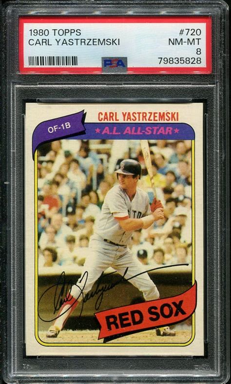 1980 Topps 720 Carl Yastrzemski Psa 8 Hof 79835828 All Star Cards Inc
