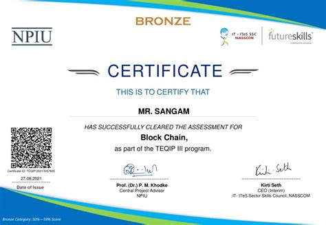 Blockchain Smartcontracts Decentralizedtechnology Nasscom Futureskills Innovation