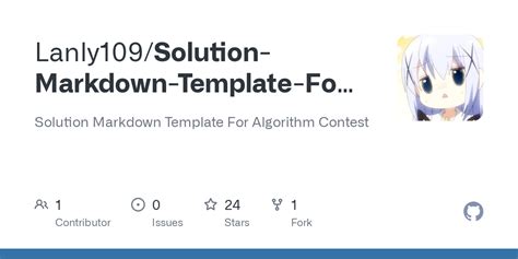 GitHub Lanly Solution Markdown Template For Algorithm Contest Solution Markdown Template