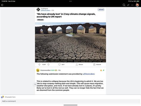 Ju From Rcollapse The Entire Comment Section Is Just A Doomer Circlejerk Its Honestly Tragic