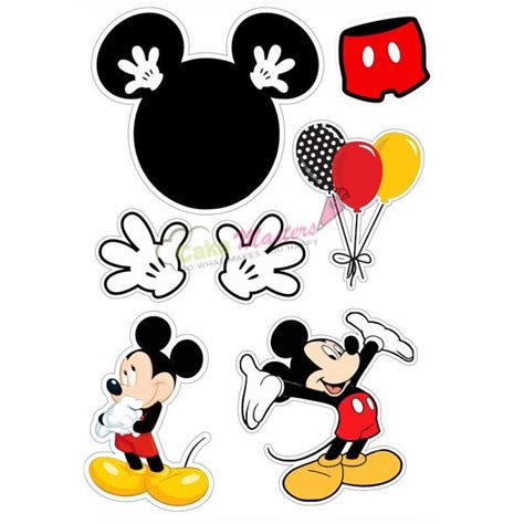Poza Comestibila Pe Vafa Mickey Mouse 00947
