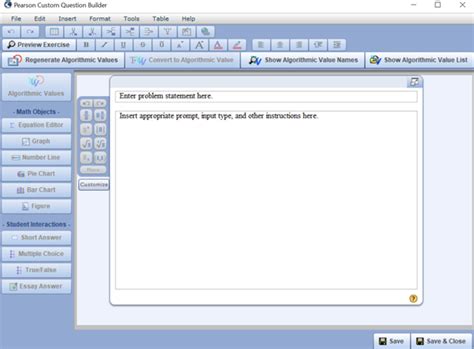 Navigate The Custom Question Builder