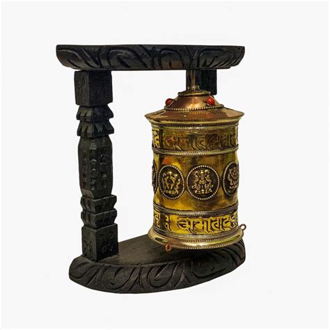 Prayer Wheel Handicraft Seller Of Nepal