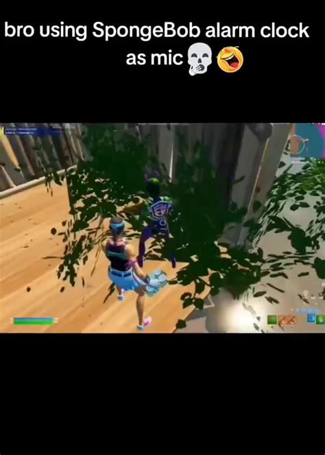 Bro Using Spongebob Alarm Clock As Mic Ifunny