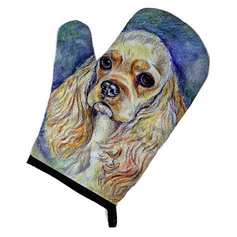 Buff Cocker Spaniel Oven Mitt