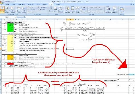 28 Fitting Ode Parameters To Data Using Excel Using Regression To
