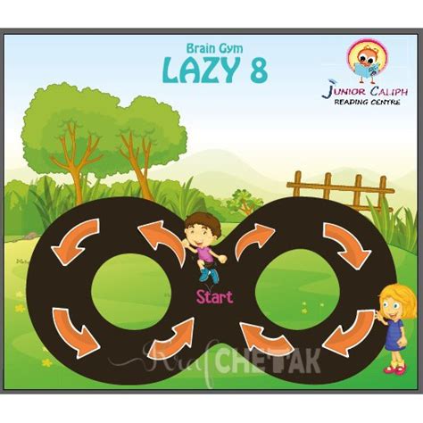 Brain Gym Lazy 8 Activity Mat Shopee Malaysia