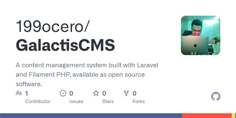 GitHub 199ocero GalactisCMS A Content Management System Built With Laravel And Filament PHP