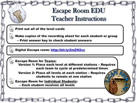 Naming Ionic Compounds Chemistry Escape Room Science Teaching Resources