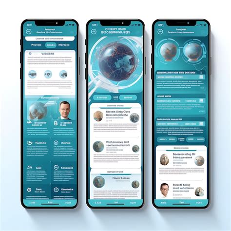 Premium AI Image Mobile App Layout Design Of Medical Reference And Encyclopedia Comprehensive