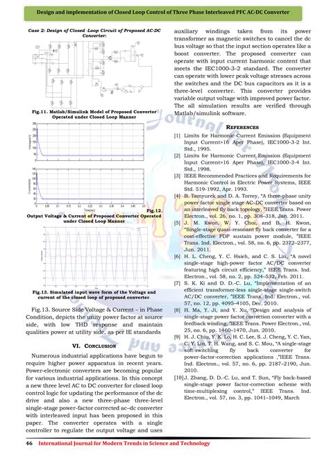 Design And Implementation Of Closed Loop Control Of Three Phase Interleaved Pfc Ac Dc Converter