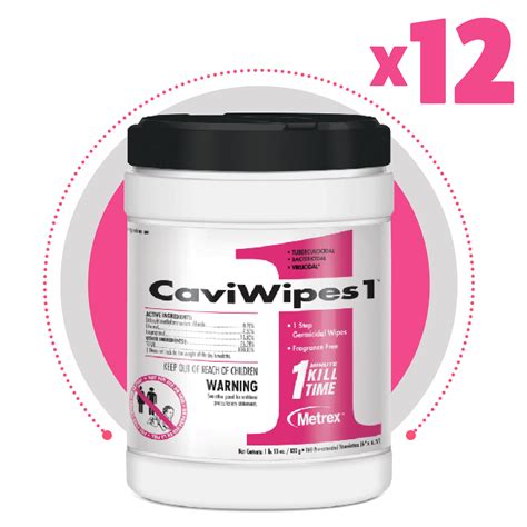 Metrex 13 5100 Caviwipes1 Surface Disinfectant Towelette — Quick