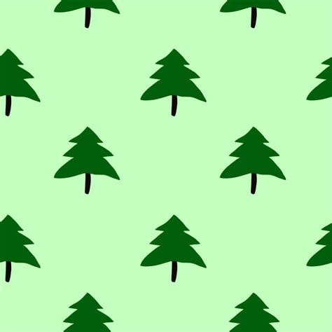Trees Seamless Pattern 24269201 Vector Art At Vecteezy