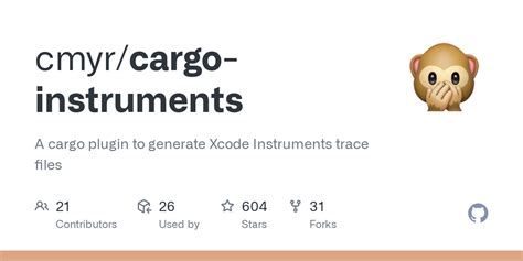 Github Cmyrcargo Instruments A Cargo Plugin To Generate Xcode