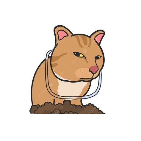 Mr Fresh Side Eye Cat Meme Sticker T Shirt Vector Cute Illustration