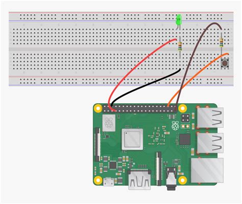 Breadboard And Raspi Raspberry Pi Connection HD Png Download Transparent Png Image PNGitem