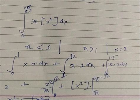 Let Is Denote The Greatest Integet Then The Value Of Int 0