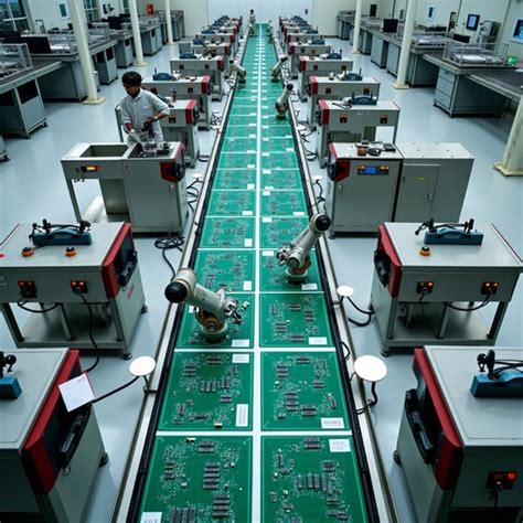Free Electronics Assembly Line Image Download At Stockcake