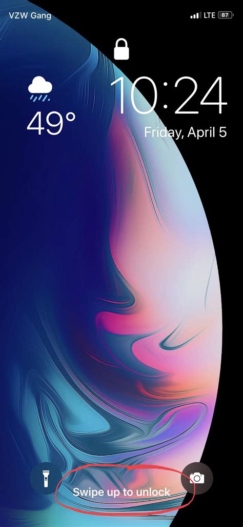 Request Remove The “swipe Up To Unlock” Text On Iphone X Rjailbreak