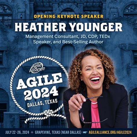 Agile Alliance On Linkedin Agile Agile2024 Agileconference Agilelearning Heatheryounger…