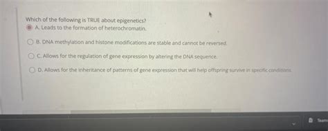 Solved Which Of The Following Is NOT A Post Translational Chegg
