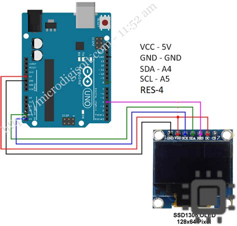 Interfacing Ssd1306 Oled Display With Arduino Microdigisoft On Tumblr