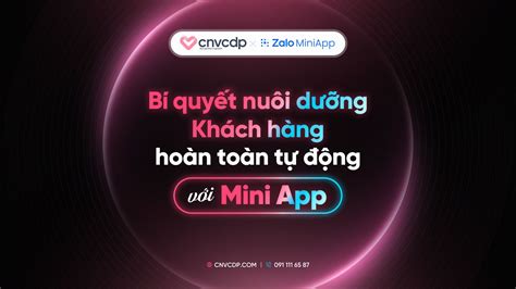 Cnv Cdp Dữ Liệu Vững Chắc Hành Trình Tăng Trưởng Liền Mạch Cùng Zalo Mini App Zalo Mini App