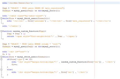 How To Mix PHP And HTML