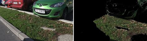 Left Original Image Right Result Of Vegetation Detection In Area Of Download Scientific