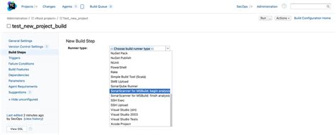 security testing in a ci cd pipeline with sonarqube and teamcity