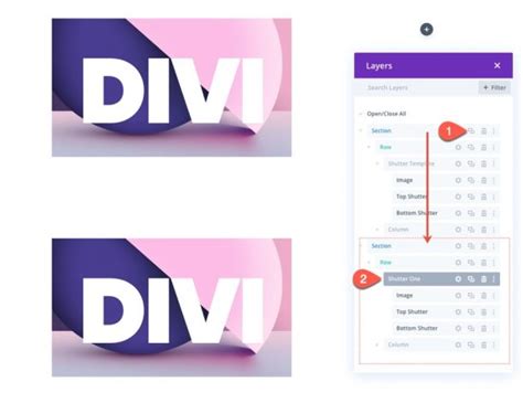 How To Create An Image Overlay With Split Text Shutter Animation Designs In Divi